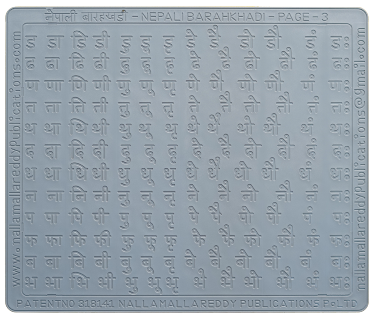 Nepali Alphabet Slates | Children Alphabet Learning | Alphabet Slates ...